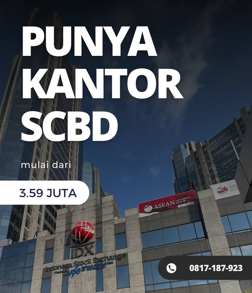 Sewa Kantor SCBD - Gedung BEI start from Rp 3.59 Juta